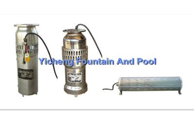 China Flush Mounting Type Stainless Steel Submersible Fountain Pump for sale