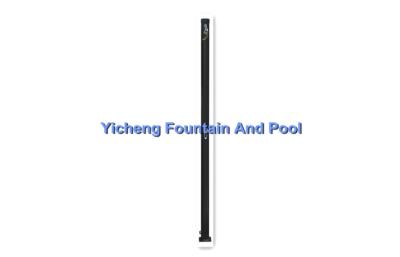 China Black Swimming Pool Accessories , 23 Liter PVC / Aluminium Straight Solar Showers for sale