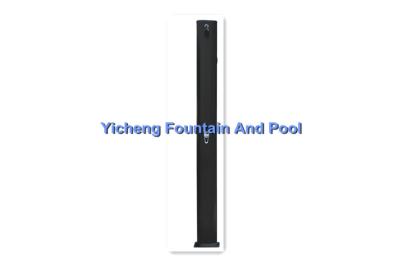 China Aluminium And PVC Body Brass Inside Swimming Pool Accessories Oval Solar Showers 40 Liter for sale