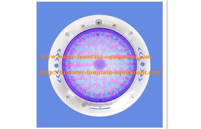 China Plastic Wall-Mounted Led Underwater Pool Lights IP68 Dia 240mm for sale