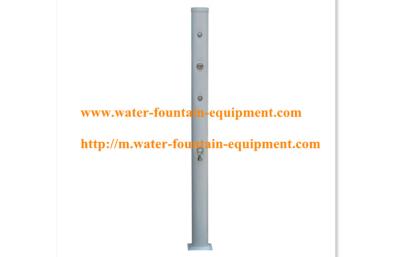 China 20L White Swimming Pool Accessories , Aluminium Swimming Pool Straight Solar Showers for sale