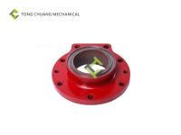 China Resistant Surfacing Sany Concrete Pump Parts Discharge Hole 2mm Thickness for sale
