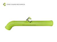 China Double Layer Concrete Pump Spare Parts Lengthened Pipeline Elbow for sale
