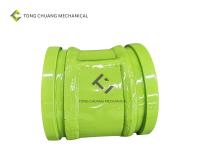 China High Chromium Iron Angle Elbow Pipe Double Layer 125XR240-9° for sale