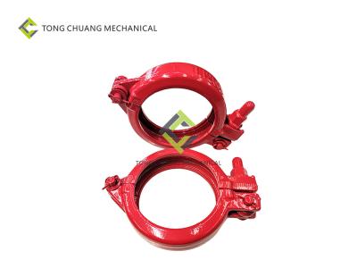 China 125A Concrete Pump Pipeline High Pressure Forge Steel Clamps for sale
