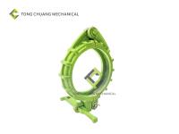 China Alloy Steel Concrete Pump Spare Parts Type 180A Bolt Pipe Clamp for sale
