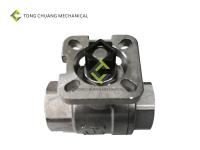 China Q641F Concrete Batching Plant Parts Pneumatic Ball Valve With Internal Thread for sale