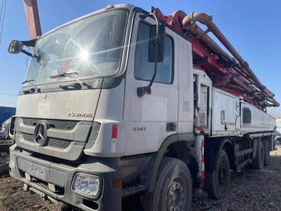 China Used Concrete Pump Putzmeister 56-5 Meter With BENZ Chassis 8×4 for sale