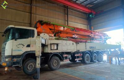 China CIFA 58m Scania Chassis Used Concrete Boom Pump Truck for sale