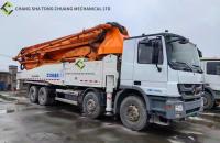 China Zoomlion Heavy Industries Second Hand Concrete Pump Truck Remanufactured 52m for sale