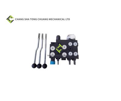 China Heavy Duty Zoomlion Concrete Pump Parts Three Handle Multi Way Valve DL-8P-2-A for sale