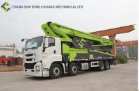 China 58 Meters Concrete Pump Truck 4 Bridge With Isuzu Engine for sale