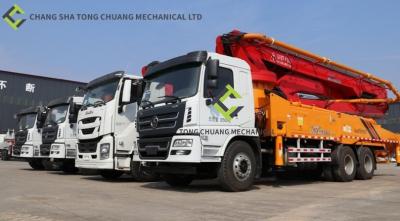 China Open Type Hydraulic System Concrete Pump Truck 44 Meters for sale