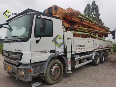 China In 2012, Zoomlion 47 M Concrete Pump Truck With Large Displacement And 5 Masts for sale