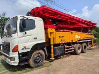 China In 2012 Sany HINO Chassis 46 Meter Concrete Pump Truck 5 Cylinders And 5 Masts for sale