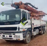 China In 2013 Zoomlion ISUZU Chassis 40 M Concrete Pump Truck 5 Cylinders And 5 Masts for sale