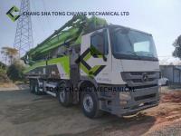 China Zoomlion ZLJ5440THBBF 56X-6 RZ Mercedes Benz Used Concrete Pump Truck Four Axle 56M for sale