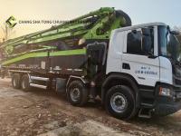 China 2020 Scania Chassis Zoomlion 4.0 Series ZLJ5440THBSF 63X-7 RZ Used Concrete Pump Truck for sale
