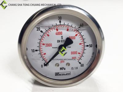 China Spare Parts Of Concrete Pump Truck Of Sany Heavy Industry And Zoomlion, Pressure Gauge Ds63-60mpa 1019900185 for sale