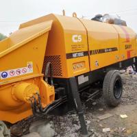 China 2018 Sany Heavy Industry HBT100C-1818D Used Concrete Trailer Pump for sale