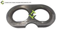 China Zoomlion Concrete Pump Truck Accessories Glasses Plate ZL260 10 Hole 001690202A0000004 for sale