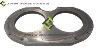 China Zoomlion Concrete Pump Truck Mounted Pump Accessories Glasses Plate ZL235 10 Hole 0167502A0008 for sale