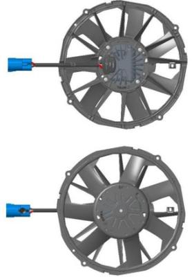 China Construction Machinery Spare Parts SPAL Electronic Fans Brushless Fan for sale