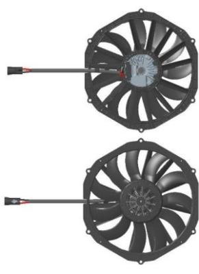 China Auto Parts SPAL Electronic Fans Brushless Fan Zoomlion Concrete Pump Parts for sale