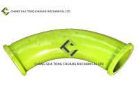 China Zoomlion Concrete Pump Truck Accessories No. 2 Bend Pipe Jinnaite A0528000 Outer Arc 940mm for sale