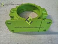 China Zoomlion Concrete Pump Truck Accessories Pipe Clamp 125B ZL With Seat Four Holes for sale