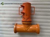 China 0019916A1000 Hydraulic Stop Valve DN125 Hydraulic Shut-off Valve For Concrete Pump Truck for sale