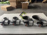 China Single Flange Pneumatic Butterfly Valve For Mixing Station V1FS300GBN+CP101+MIC23 for sale