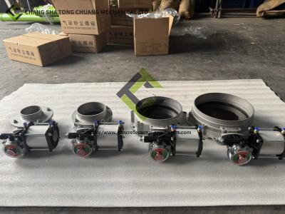 China Single Flange Pneumatic Butterfly Valve For Mixing Station V1FS300GBN+CP101+MIC23 for sale