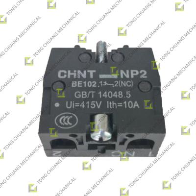 China ZB2-BE102C Normally Closed Contacts Zoomlion Concrete Pump Parts for sale