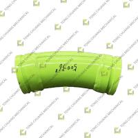 China 125*R500-36 double-layer elbow pipe，dual-layer elbow pipe，double-layered wear-resistant elbow，two-layer composite elbow，double-walled elbow pipe，dual-layer protective elbow for sale