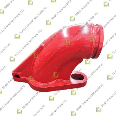 China TC-Hinge Reducer 175-150 Discharge Elbow，Outlet Elbow，Delivery Elbow，Exit Elbow，Large-Bore Discharge Elbow，Heavy-Duty Outlet Elbow，Discharging Elbow，Outlet Bend，Material Discharge Elbow for sale
