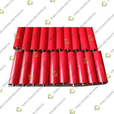 China 108×380 Suspension Type Idler Roller，Support Roller，Conveyor Idler，Belt Conveyor Roller，Carrying Roller，Idler Wheel，Idler Roller Assembly，Frame Support Roller，Guide Roller，Load‑Bearing Roller for sale