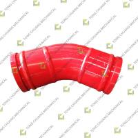 China 125*R275-45+80+80 BeDouble‑bend straight pipe，Double‑bend to straight pipe，Double‑bend straight transition pipe，Double‑bend straight connecting pipe，Double‑bend straight section pipe for sale