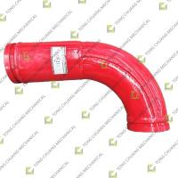 China 125*R275-90+211 Extended bend pipe，Extended elbow，Long‑type bend pipe，Long‑type elbow，Extended delivery bend pipe，Extended pump truck bend pipe，Extended wear‑resistant bend pipe，Extended bend section for sale