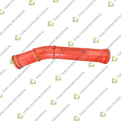 China 150A30R400 Extended / Double-layer Double-layer Pump Truck Elbow，Double-layer Wear-resistant Elbow，Double-layer Concrete Pump Elbow，Double-layer Alloy Elbow，Pump Truck Delivery Elbow for sale