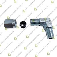 China Lubrication Elbow Fitting φ8 Lubrication Joint，Grease Fitting Joint，Central Lubrication Joint，Lubrication System Connector，Hydraulic Lubrication Pipe Joint，Straight Lubrication Joint for sale