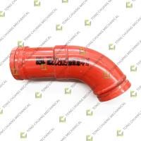 China 60R232L168 Double-layer Extended Elbow，Double-layer Extended Elbow for Concrete Pump，Double-layer Concrete Delivery Elbow，Wear-resistant Double-layer Extended Elbow for sale