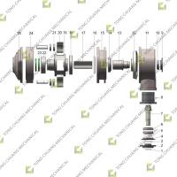 China Bearing 32015/M511R2A-26.8 Rolling Bearing，Rolling Bearing for Concrete Machinery，Rolling Bearing for Concrete Pump Truck，Rolling Bearing for Construction Machinery for sale