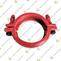 China 180 Semi-Circular Pipe Clamp / For C10 Pipe Clamp，Concrete Pump Pipe Clamp，Delivery Pipe Clamp，High Pressure Pipe Clamp，Concrete Conveying Pipe Clamp，Quick Release Pipe Clamp，Flange Pipe Clamp for sale