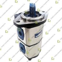China CBSL-G40/G32-AT / Wanye Hydraulic Double Gear Pump，Hydraulic Double Gear Oil Pump，Double Gear Pump for Concrete Machinery，Sany Pump Truck Double Gear Pump，High-Low Pressure Double Gear Pump for sale