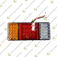 China 140-2 Iron Housing Rear Tail Light，Truck Iron Shell Tail Light，Mixer Truck Iron Rear Combination Light，Construction Machinery Rear Tail Lamp，Heavy Duty Iron Shell Rear Light for sale