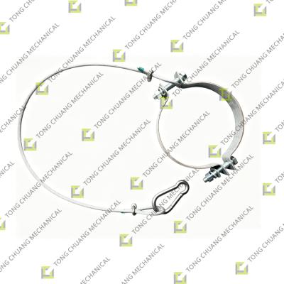 China A810301010755 Safety Rope Buckle，Safety Cable Fastener，Lifting Safety Buckle，Mechanical Safety Snap Hook，Concrete Machinery Safety Buckle，Fixed Safety Rope Clasp，Heavy-duty Safety Fastener for sale