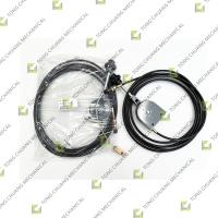 China YK8*4000*180 Road Roller Throttle Cable，Engine Throttle Control Cable，Construction Machinery Throttle Wire，Roller Accelerator Cable，Throttle Pull Cable，Flexible Control Shaft Cable for sale