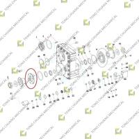 China Through Cover SY4029-26 Transfer Case Input & Output Shaft End Cover，Transfer Case Shaft End Cap，Input Shaft End Cover for Transfer Case，Output Shaft End Cover for Transfer Case for sale