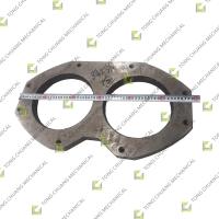 China XCMG 230, 8 Holes Spectacle Plate，Concrete Pump Spectacle Plate，Pump Spectacle Wear Plate，Concrete Machinery Spectacle Plate，Twin Spectacle Plate，Pumping Unit Spectacle Plate，Hardened Spectacle Plate for sale